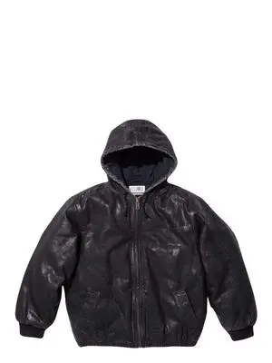 Supreme X Mm6 Maison Margiela Foil Hooded Work Jacket - Black