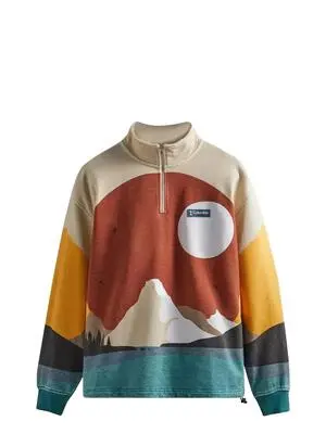 Kith For Columbia Quarter Zip 'sanguine - Multi-color