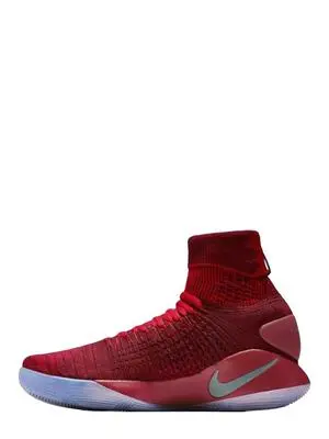 Nike Hyperdunk 2016 Flyknit High Top Sneakers - Red