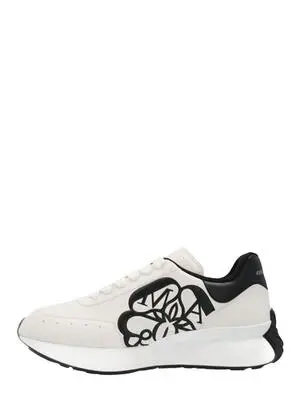 Alexander McQueen Sprint Runner Sneakers - Beige/white/black
