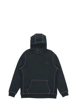 CONVERSE Embroidered Logo Sports Knit Hoodie - Black