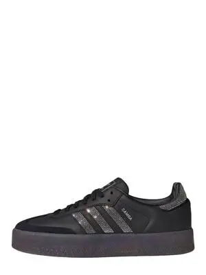 Adidas Sambae "core Black Silver Metallic" Sneakers - Core Black/silver Metallic/gum