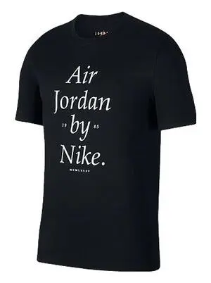 JORDAN By Nike Short Sleeve Tee - Black