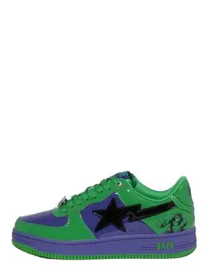 A BATHING APE A Bathing Ape X Marvel Comics Bape Sta Low "Hulk" Default Colorway