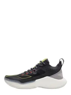 LI-NING Sonic 8 Low Top Athletic Sneakers - Black/grey