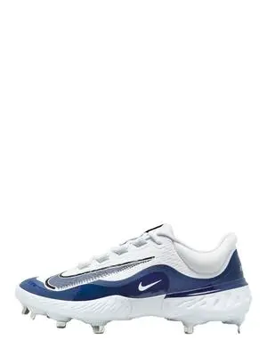 Nike Nike Alpha Huarache Elite 4 Low Cleats White/blue
