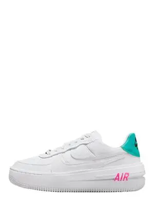 Nike Nike Air Force 1 PLT.AF.ORM Platform Sneakers White/pink Blast/clear Jade