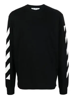 Off-White Arrow Stripe Pullover - Black/white