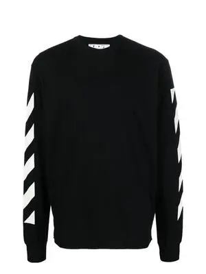Off-White Arrow Stripe Pullover - Black/white