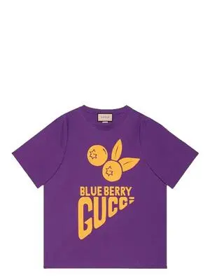Gucci Cherry T-shirt 'purple Yellow - Purple/yellow