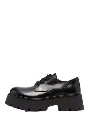 Alexander McQueen Wander Lace-up Platform Loafers - Black
