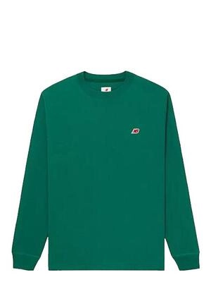 NEW BALANCE Made In Usa Core Crewneck Long Sleeves T-shirt Asia Sizing - Classic Pine