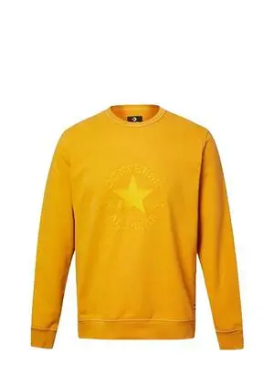 CONVERSE Logo Round Neck Pullover - Yellow
