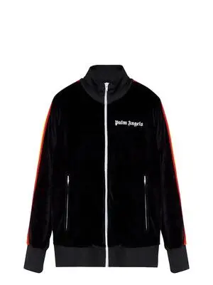 Palm Angels Rainbow Chenille Track Jacket - Black