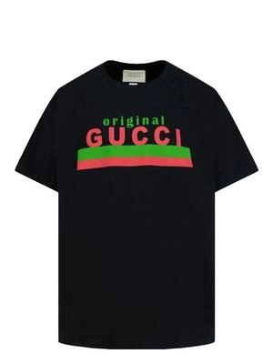 Gucci Original Print Oversize T-shirt - Black