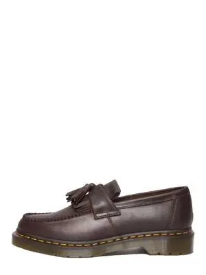 Dr. Martens Dr. Martens Adrian Crazy Horse Leather Tassel Loafers Dark Brown