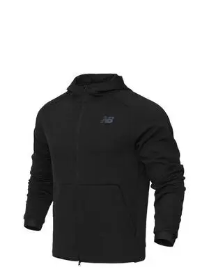 NEW BALANCE Logo Sportswear Tech Fleece Windrunner Jacket Asia Sizing - Black