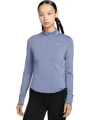 Nike Swift Dri-fit Running Top - World Indigo/reflective Silver