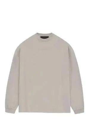 Fear Of God Fw23 Long Sleeve Tee 'silver Cloud - Grey/brown