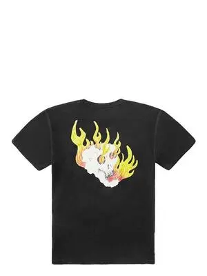 VANS Back Printing Short Sleeve Couple Style - Black