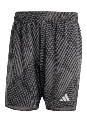 Adidas Designed For Training Hiit Workout Heat.rdy Print Shorts - Charcoal/black