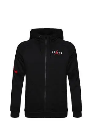 JORDAN Jumpman Air Fleece Full-zip Hoodie - Black