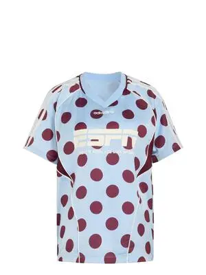 Adidas Street Jersey Polka Dot Short Sleeve - Clear Sky