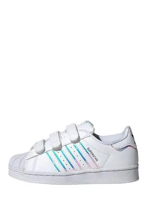 Adidas Superstar Hook-and-loop Sneakers - Cloud White/cloud White/core Black