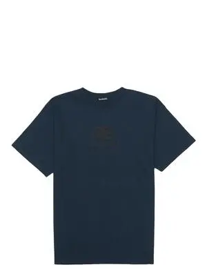 Balenciaga Oversized Washed Interlocked Bb T-shirt 'navy Black - Navy/black