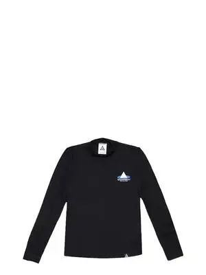 Nike Long Sleeve Printed Pullover - Black