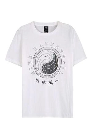 Nike Basketball Graphic Print Short Sleeve Tee - White