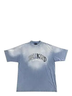 Balenciaga Be Kind Crewneck T-shirt - Blue