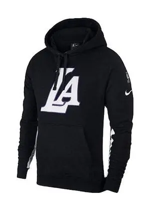 Nike Los Angeles Lakers Pullover Hoodie - Black