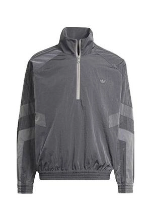 ADIDAS Adidas Originals Blue Version Half-Zip Stand Collar Jacket