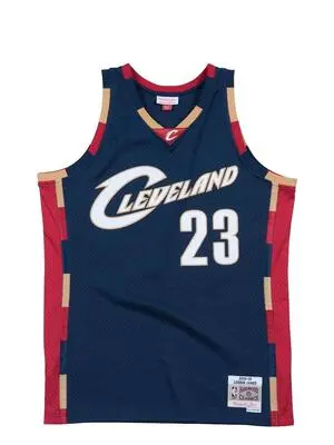 Mitchell & Ness X Nba Cleveland Cavaliers 2008-09 Lebron James 23 Wingman Jersey - Navy Blue