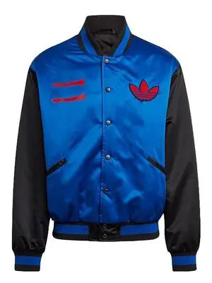 Adidas Originals X Run-dmc Collegiate Colorblock Jacket - Blue