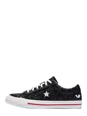 CONVERSE Chiara Ferragni X One Star Low Top Glitter Sneakers - Black