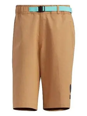 Adidas Outdoor Sports Belted Shorts - Yellow