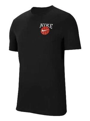 Nike Dri-fit Basketball Graphic Short Sleeve T-shirt - Black