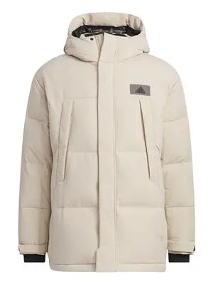 Adidas Down Parka With Hood - Beige