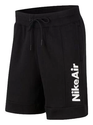 Nike Fleece Colorblock Shorts - Black