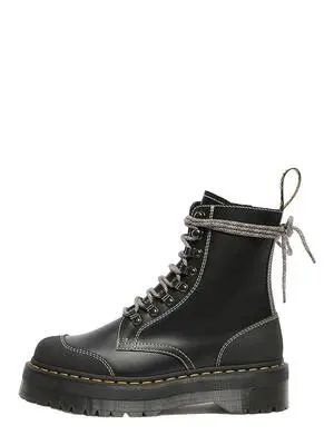 Dr. Martens Moreno Lace Up Combat Boots - Black
