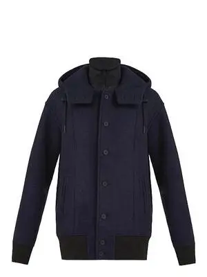 Adidas Y-3 Colorblock Hooded Jacket - Black