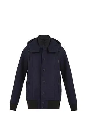 Adidas Y-3 Colorblock Hooded Jacket - Black