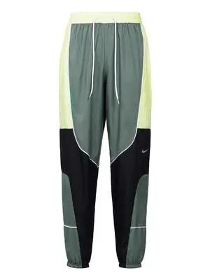 Nike Throwback Colorblock Woven Basketball Bundle Feet Sports Pants - Default Colorway