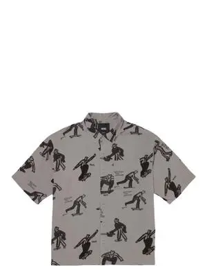 VANS Asia Artist Collection Ss24 Short-sleeved Shirt - Dark Grey