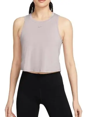 Nike Classic Dri-fit Cropped Tank Top - Grey