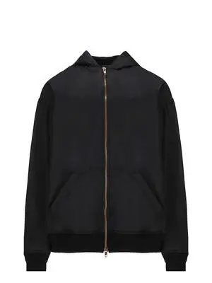 Balenciaga 3b Sports Icon Padded Zip-up Hoodie - Black