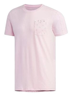 Adidas Neo X Pokémon Crossover Round Neck Short Sleeve T-shirt - Pink