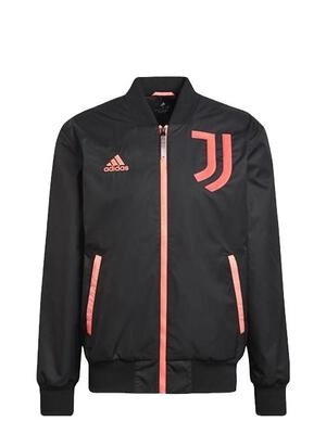 Adidas Juventus Logo Sports Jacket - Black
